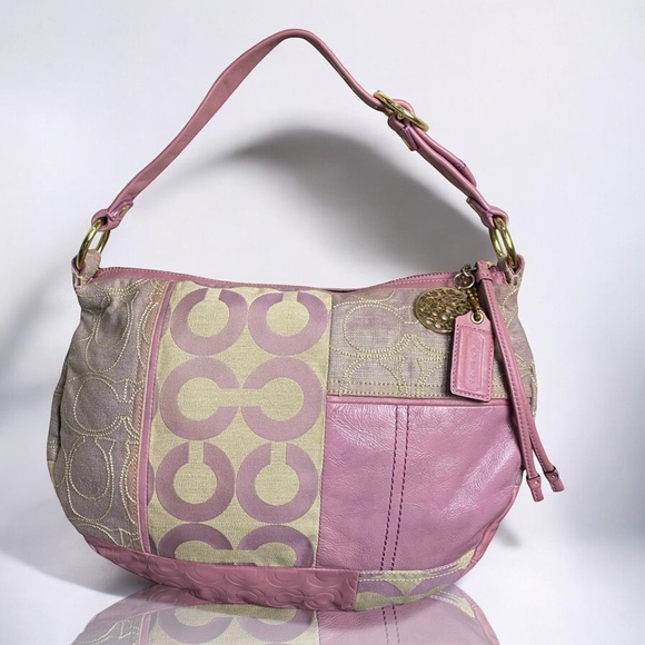 Coach | Bags | Coach Rare Ali Pieces Patchwork Embossed Hobo Bag In ...